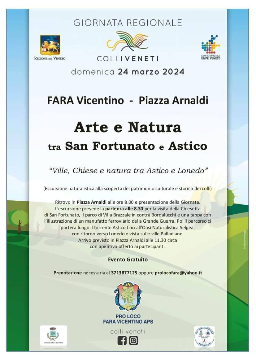 Arte e Natura a Fara Vicentino - Pro Loco Vicentine