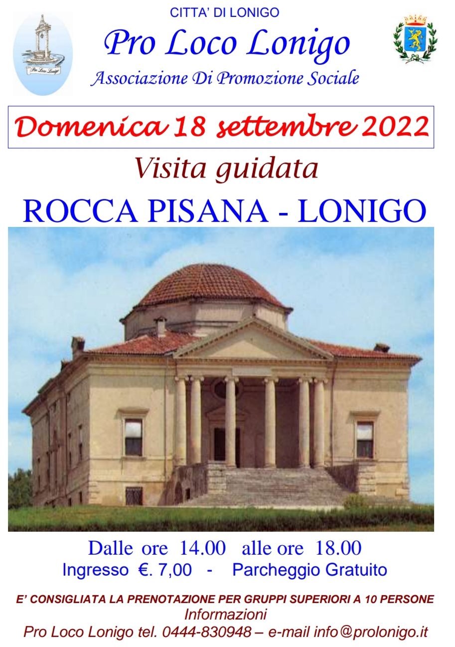 VISITA GUIDATA A ROCCA PISANA a Lonigo - Pro Loco Vicentine