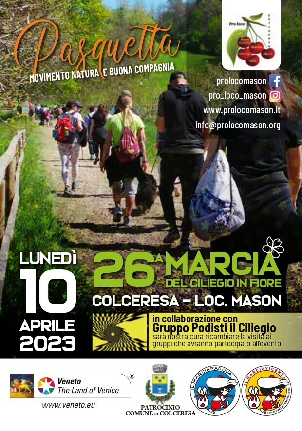 Marcia del ciliegio in fiore a Colceresa - Pro Loco Vicentine