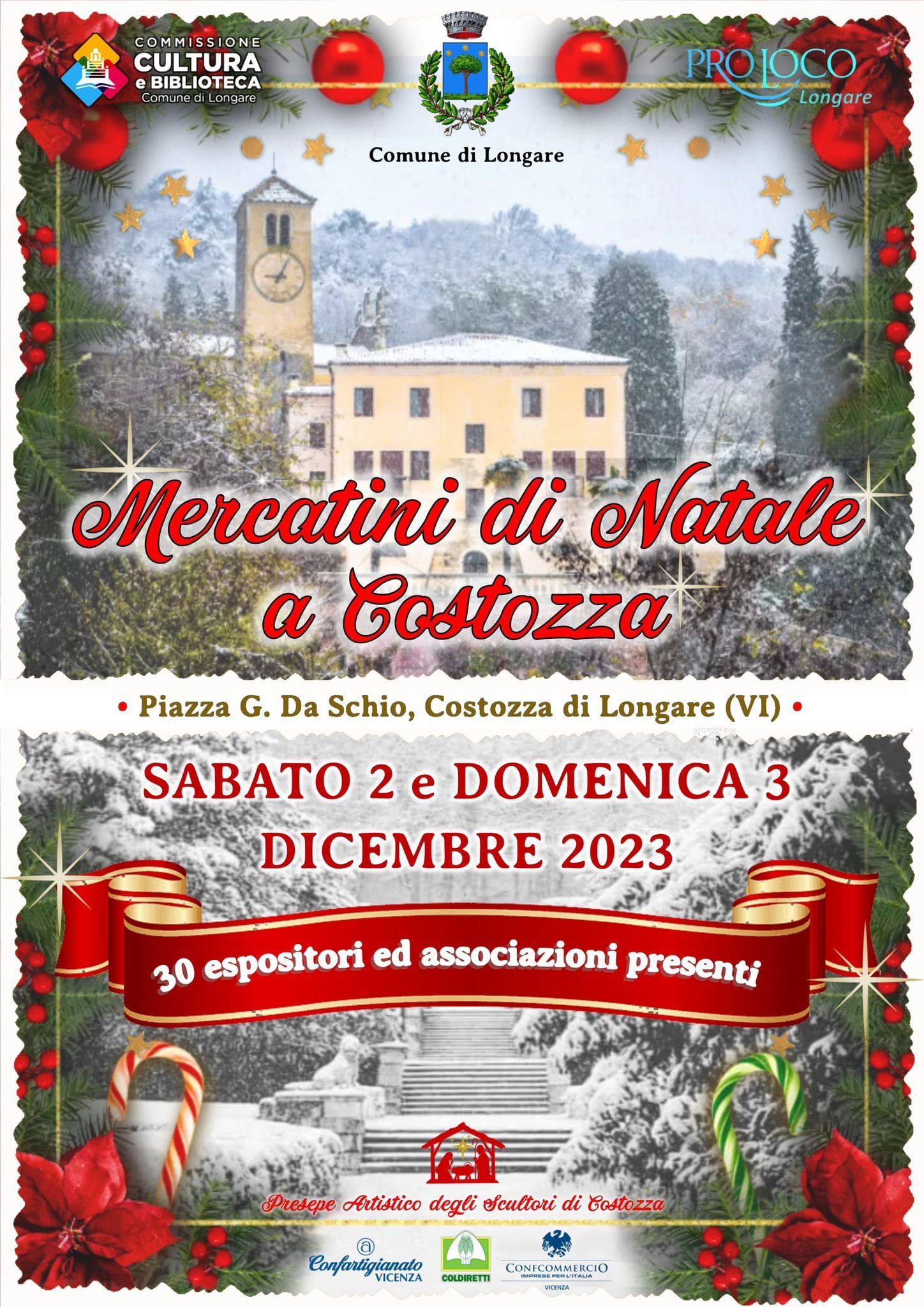 Mercatini di Natale a Costozza di Longare (VI) - Pro Loco Vicentine