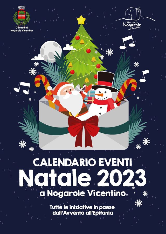 Calendario Eventi Natale 2023 a Nogarole Vicentino - Pro Loco Vicentine