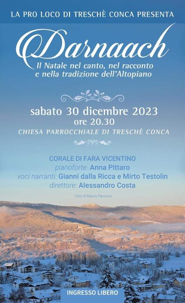 Darnaach, Natale nel canto a Tresché Conca - Pro Loco Vicentine